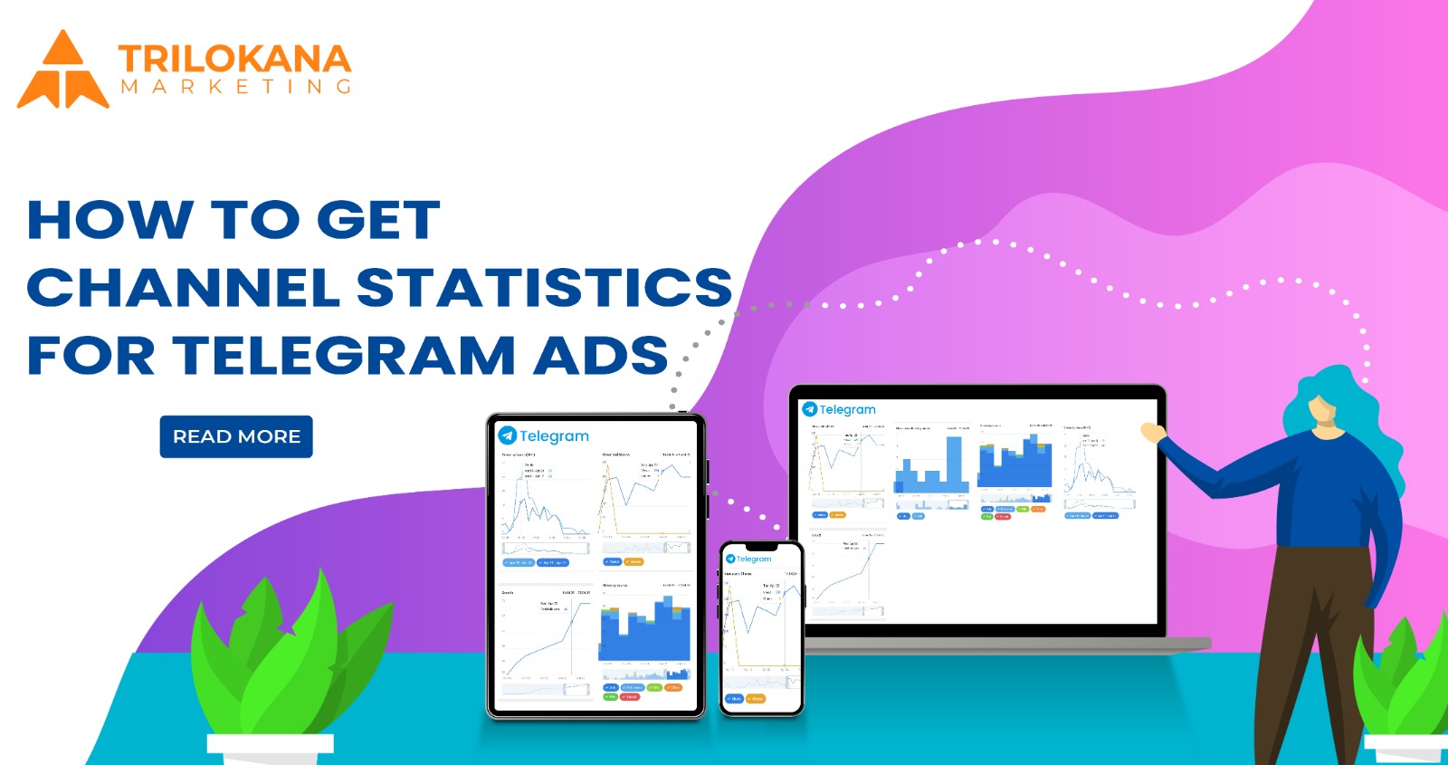 How to get Channel Statistics for Telegram ads - Trilokana Marketing