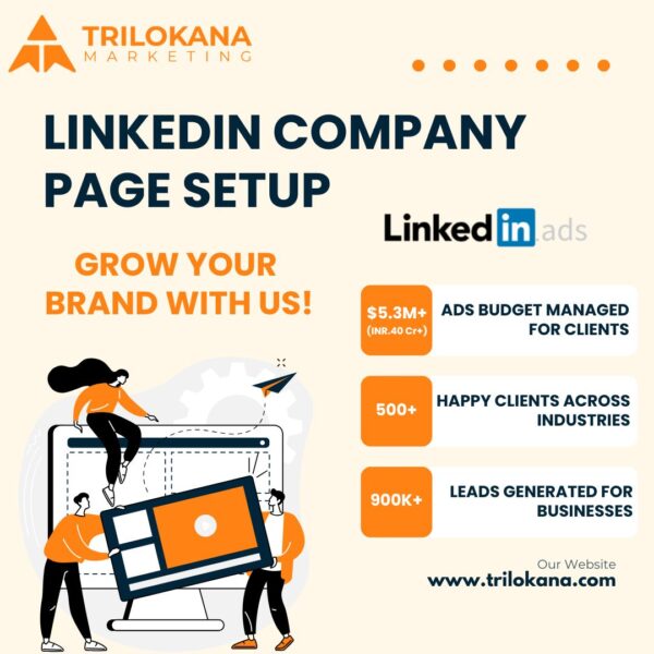 Linkedin Company Page Setup - Trilokana Marketing